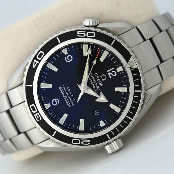 Omega Seamaster Planet Ocean 46mm Co-Axial Automatic Chronometer Watch ...