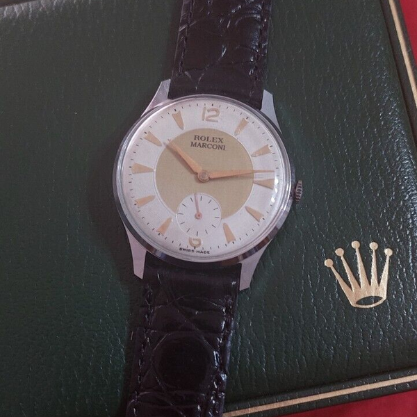 VINTAGE ROLEX MARCONI MANUAL DECADE 1940's | WatchCharts Marketplace
