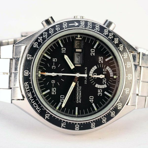 Vintage Citizen Speedy 67-9313 Day Date Chronograph 8110 Steel ...
