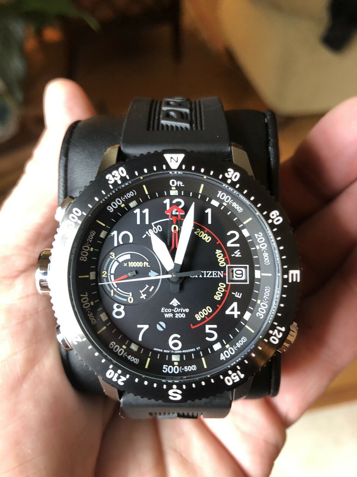 Citizen Eco-Drive Promaster Altichron Watch BN5058-07E - Very Good ...