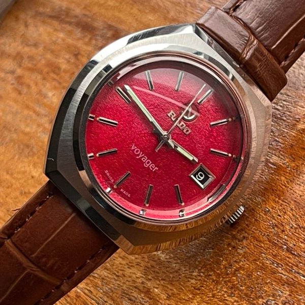 Stunning pink Dial Rado Voyager - Automatic Swiss Watch! | WatchCharts