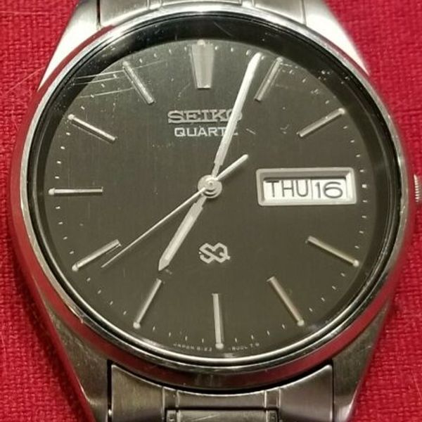 Vintage Seiko Quartz Day/Date Wrist Watch-8123-800A-5 Jewel 8123A ...