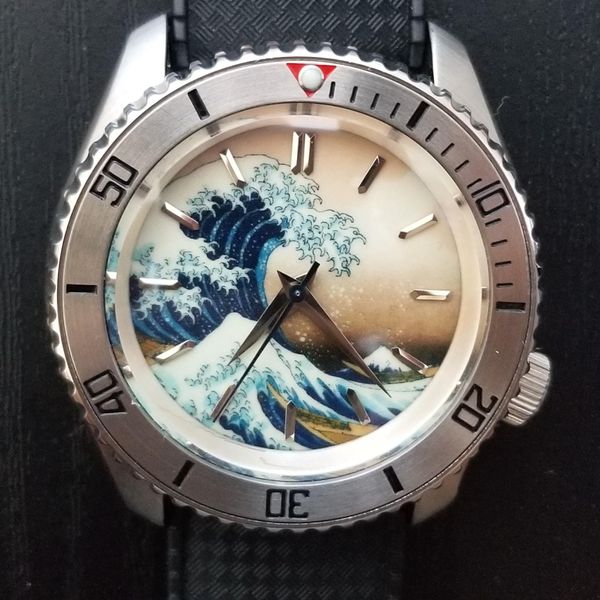 [WTS] MODDED Seiko SKX007 W/ Great Wave | WatchCharts Marketplace