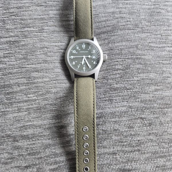 HAMILTON Khaki Field Officer Mech. H694190 | WatchCharts Marketplace
