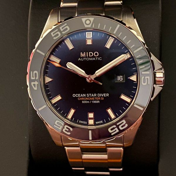 MIDO OCEAN STAR DIVER 600m SILICIUM CHRONOMETER-ZERTIFIKAT COSC ...
