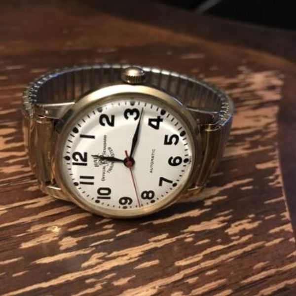 Ball - Official standard Trainmaster Wristwatch 10k Gold Filled ...