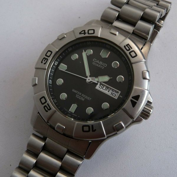 CASIO MD-510 Stainless Steel Men's Watch (bezel stuck) | WatchCharts ...