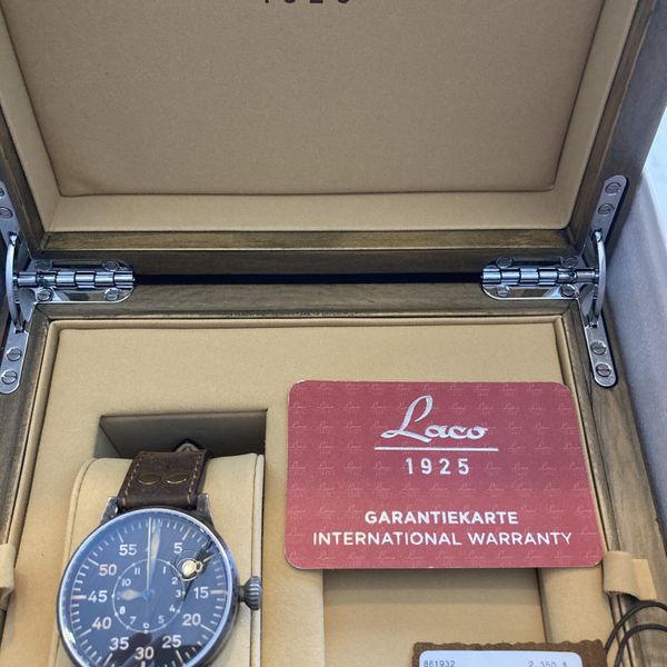 [$1,450 USD] Laco Paderborn Erbstuck Pilot Watch | WatchCharts Marketplace