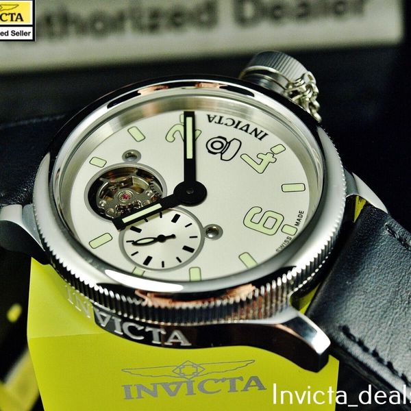 RARE Invicta Men's 52mm Russian Diver SWISS MADE Mechanical OPEN HEART ...