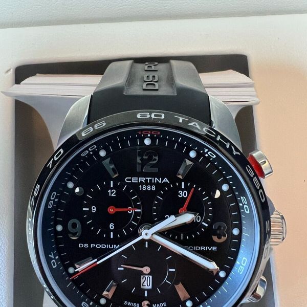 Certina Sport DS Podium Big Size Precidrive Chrono 1/100 sec C001.647 ...