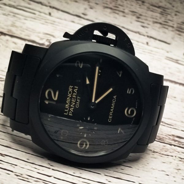 FS: Panerai Luminor 1950 Tuttonero Ceramica 3 Days GMT PAM 00438 438 ...