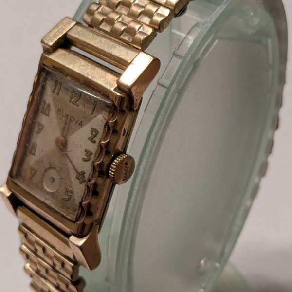 1953 Bulova His Excellency Manual Wind Wristwatch 21j 10KGF 7AA Mvmt ...