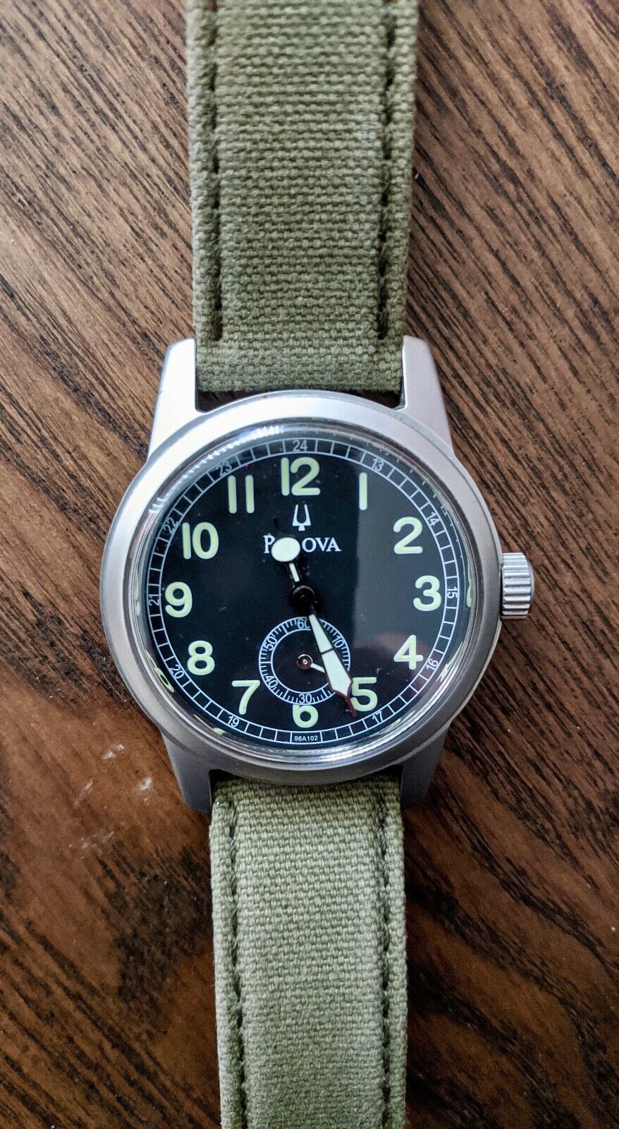 Bulova 96A102 WW2 Commemorative Hack Watch | WatchCharts Marketplace
