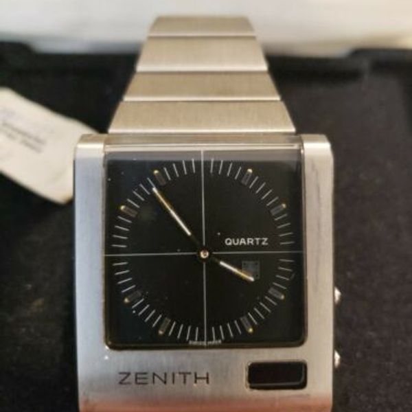 Vintage 1970's ZENITH FUTURE TIME COMMAND ANA-DIGI QUARTZ LED WATCH ...