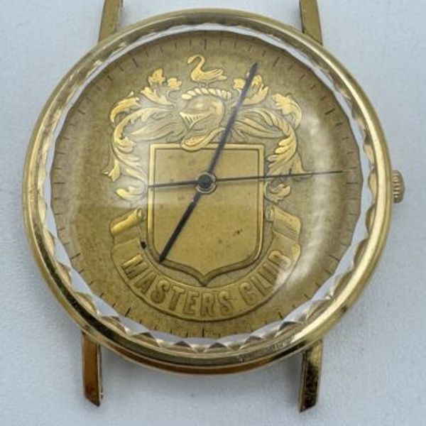 Vintage Hamilton Masters Club Quartz Gold Filled Menâ s Wristwatch ...
