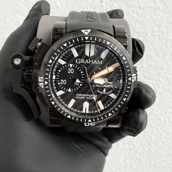 Graham Chronofighter Oversize Diver 47mm Automatic Watch â Box & Papers ...