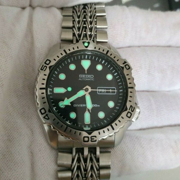 SEIKO SKX171 SPORTS AUTOMATIC DIVE WATCH SKX007 RARE VINTAGE ...