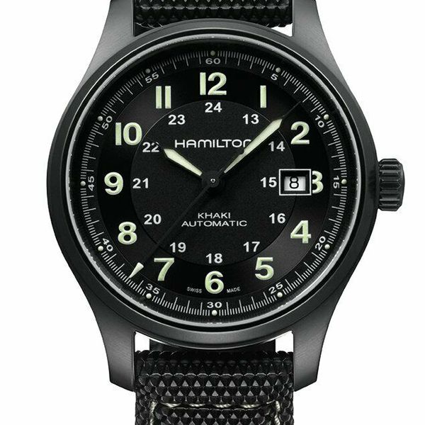 Hamilton KHAKI FIELD TITANIUM MEN'S WATCH H70575733 100% Authentic ...