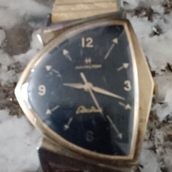 HAMILTON ELECTRIC WATCH - PACER - QUARTZ CONVERSION - FAIR CONDITION ...