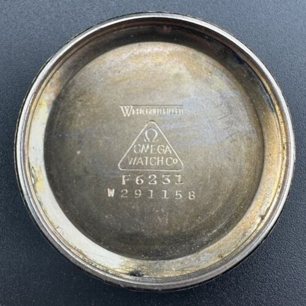 Vintage OMEGA 10K Gold Filled Case Back Incomplete Men's Watch Case for ...