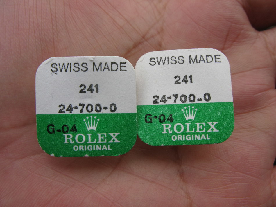 FS: Rare NOS Rolex 24-700 no dots twin-Lock crown for vintage Sub 5512 ...