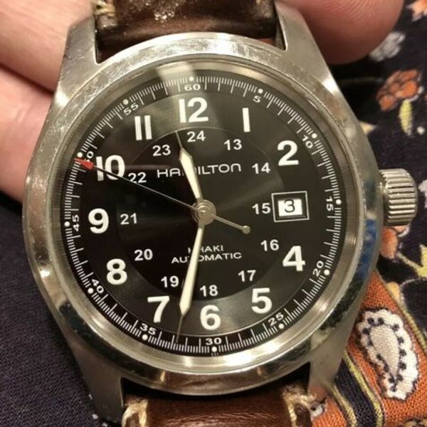 Hamilton Khaki Automatic H705450 2824-2 Sapphire Crystal 10 Bar Swiss ...