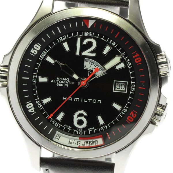 [HAMILTON] Hamilton Khaki Navy GMT H775550 Automatic Men's [Used ...