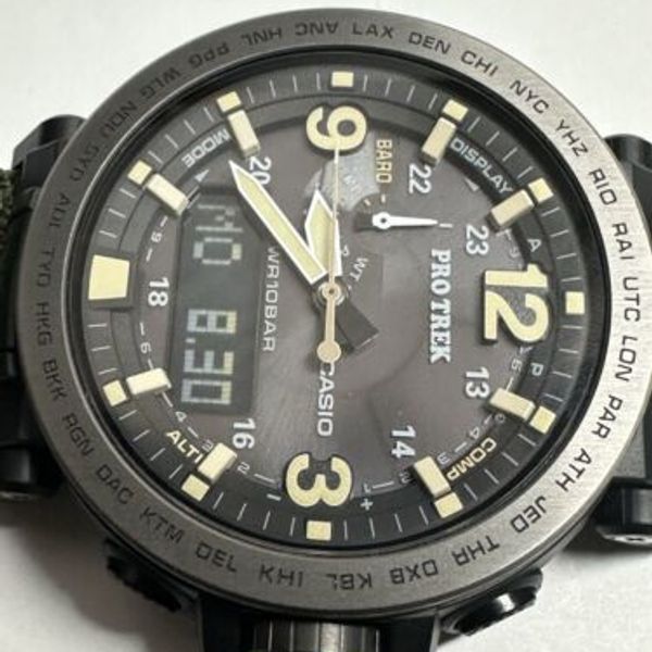 Casio Pro Trek PRG-600YB Men's Black Watch - PRG-600YB-3CR | WatchCharts Marketplace
