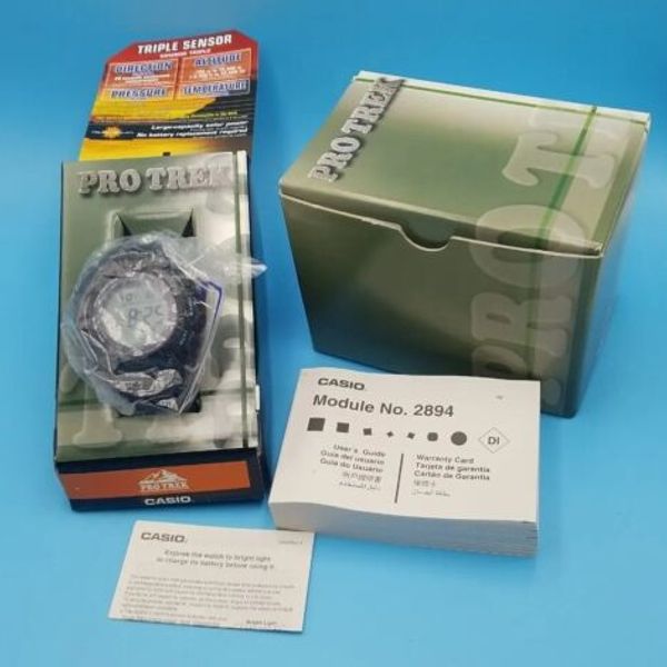 Casio ProTrek PRG-80YT-1VDR Tough Solar Men's Watch, Module 2894 ...