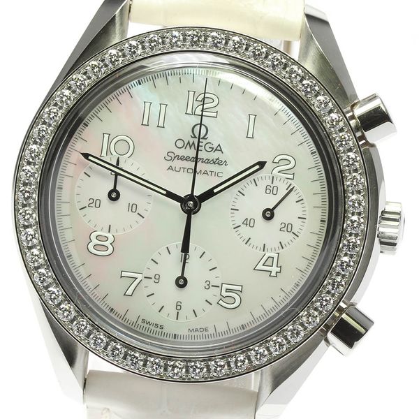 With box and warranty [OMEGA] Omega Speedmaster Diamond Bezel Shell ...