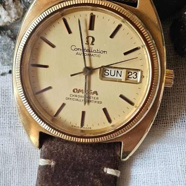 Vintage Omega Constellation Day-Date Men's Automatic Watch 1975 ...