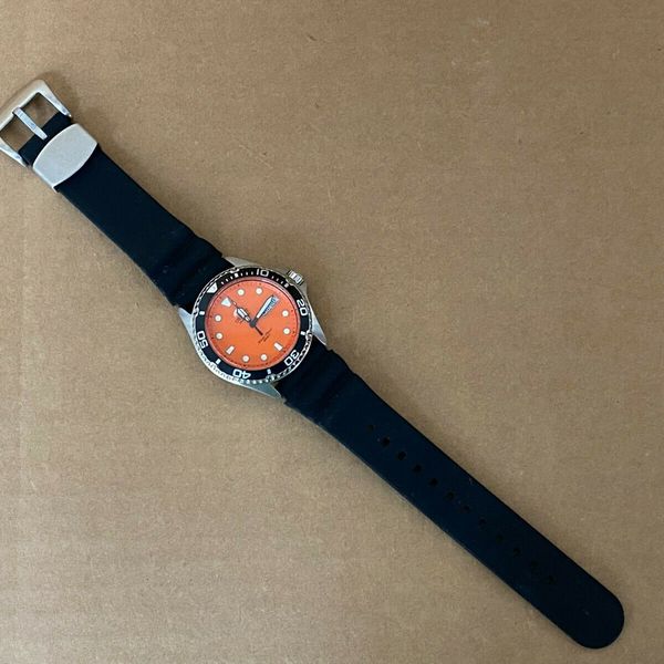 Orient Epson Diver AA02-C-8A Orange / Black 42mm Automatic Mens Watch ...