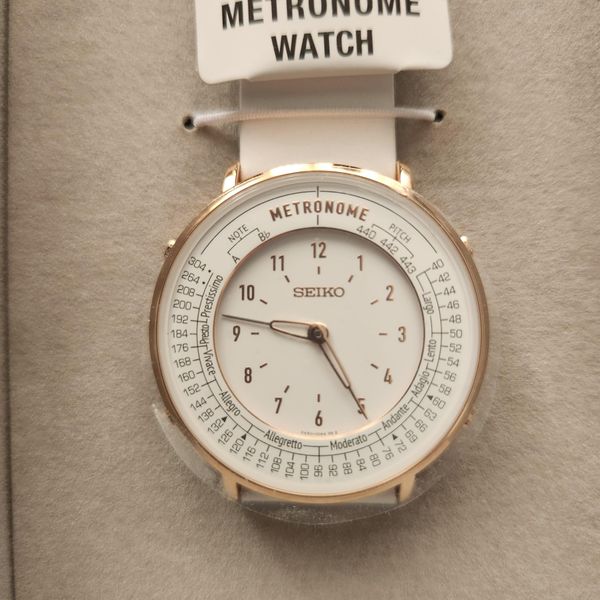 [WTS] (EU) Seiko Metronome Watch, White Dial, SMW002A Full Set ...