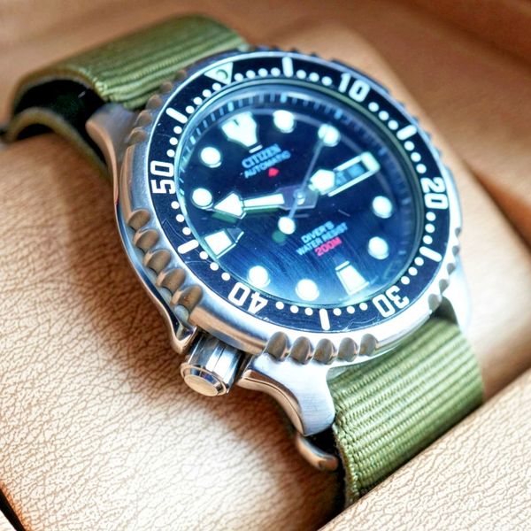 Citizen Promaster Automatic 200M Divers Watch NAtO Strap | WatchCharts ...