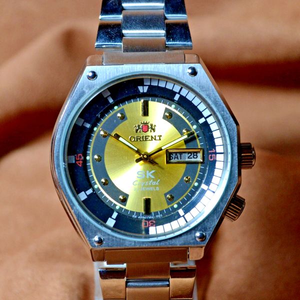 Japanese Men`s Watch Orient SK Sea King Crystal Vintage Wristwatch ...
