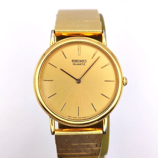 Seiko Quartz 7N00 8A00 Vintage Original Japah Slim Dress Watch 2002 ...