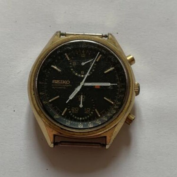 Watchmakers Spares & Repairs ~ Seiko Chronograph 6138-8020 Black Dial ...