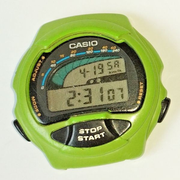 Casio TM-14 digital watch a.k.a bike timer from 1990s, no strap ...