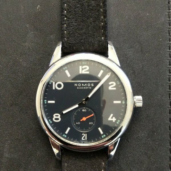 Nomos Glashutte Club Automatic Date Atlantic Model 776 - 41.5mm ...