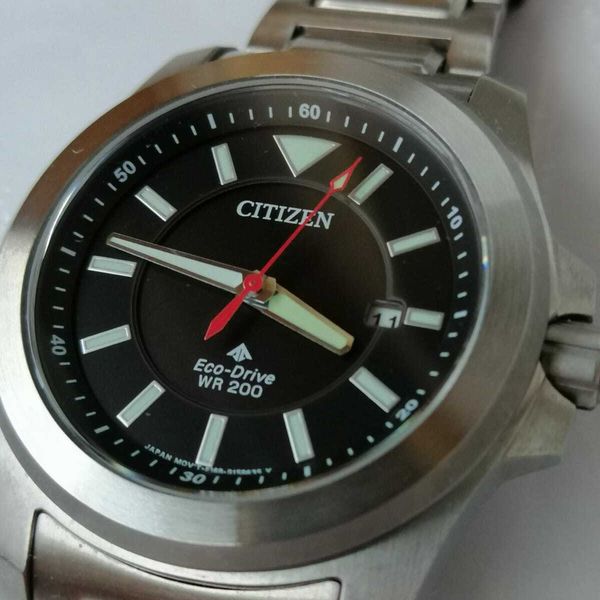 CITIZEN e168-s116082 Titanium Sapphire Crystal Promaster 200m Men Wrist ...