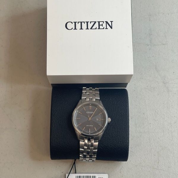 Citizen Addysen Eco-Drive Men's Date Indicator Grey Dial Watch 41mm ...