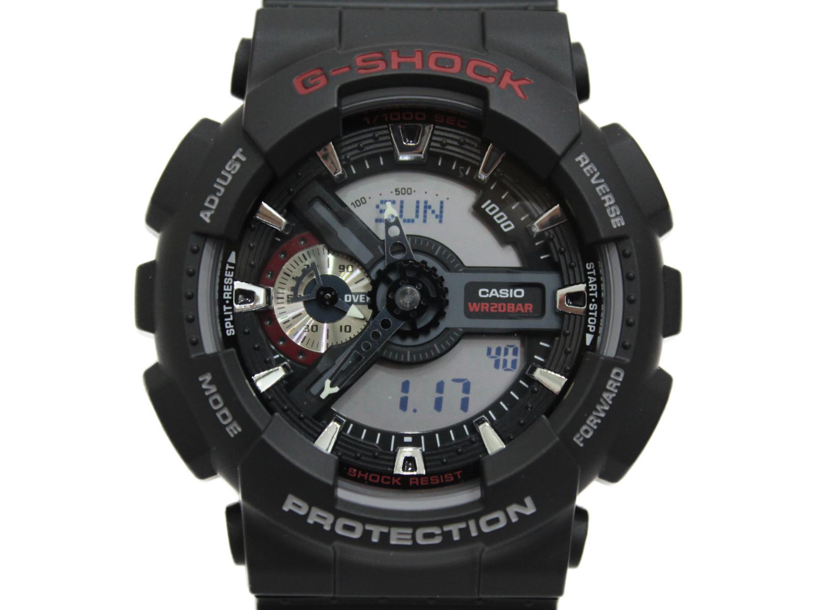 CASIO Casio G-SHOCK G-SHOCK GA-110-1AJF GA-110 series analog digital quartz rubber black men's ...