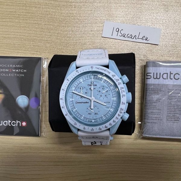 SWATCH Speedmaster Moonswatch Mission To Uranus | WatchCharts Marketplace