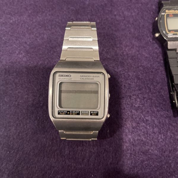 Vintage Seiko M354-5020 James Bond â Moonrakerâ Watch with Memory-Bank ...