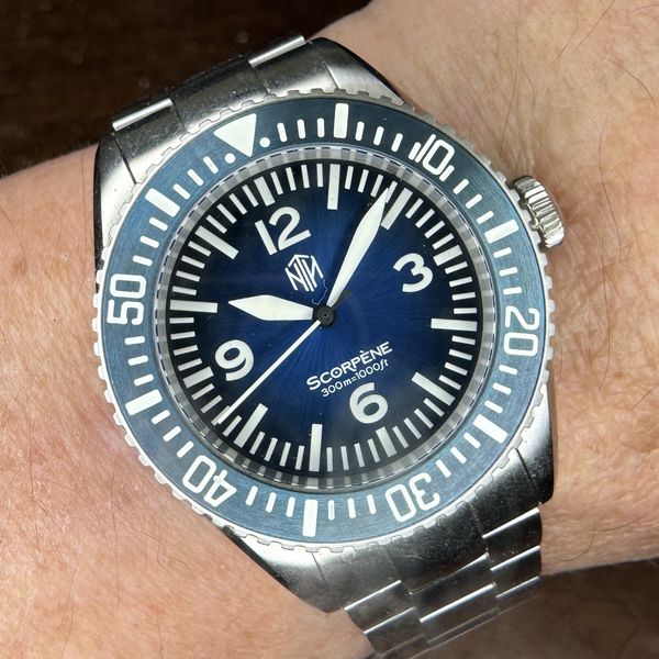 NTH Scorpene Blue Dial No Date 40mm | WatchCharts Marketplace