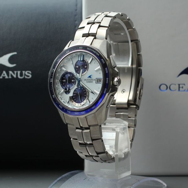 [ w/Box ] CASIO Oceanus Manta OCW-S7000D Solar Radio Bluetooth Men's ...
