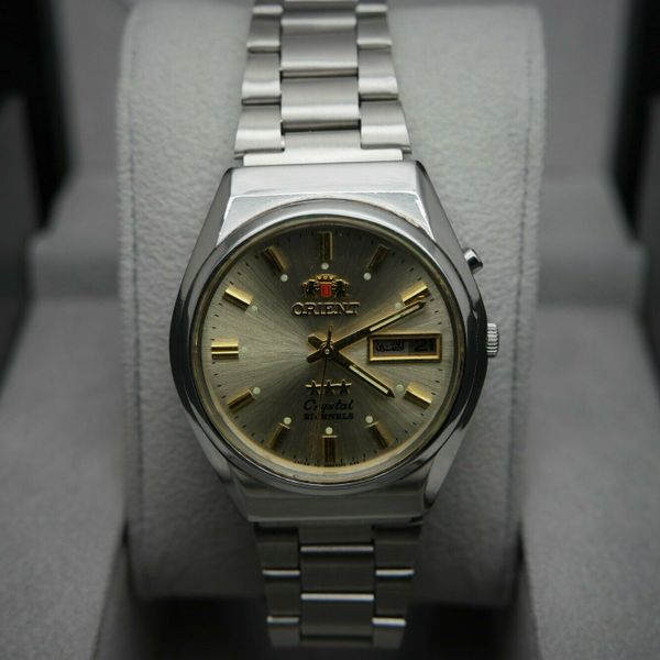 VINTAGE 1970, S ORIENT 3 STAR CRYSTAL 21 JEWELS AUTOMATIC WATCH GREAT ...