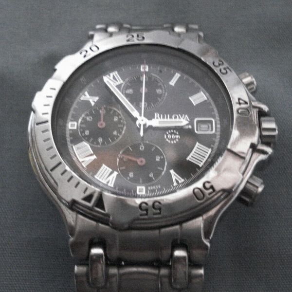BULOVA MARINE STAR # 96B22 Quartz Analog Chronograph Watch | WatchCharts