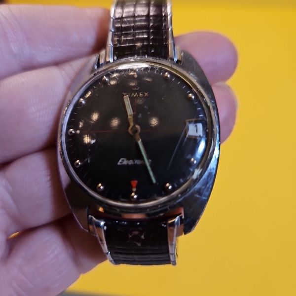 Vintage 1965 Timex Electric Model M84 Back Set Men's Wristwatch (AS-IS ...