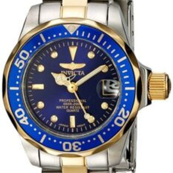 Invicta Women's 8942 "Pro Diver" Stainless Steel Two-Tone Watch ...